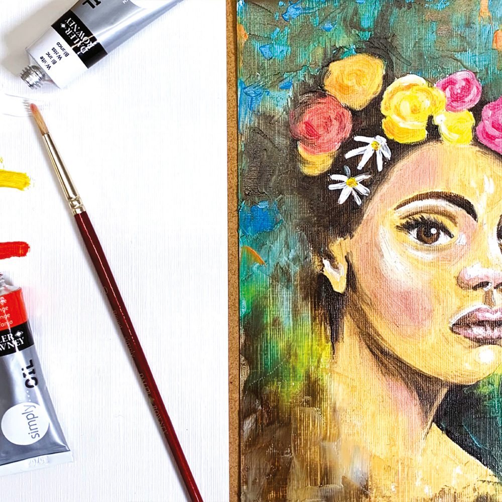 #simplycreate Activity Set Oil Portrait - Daler-Rowney