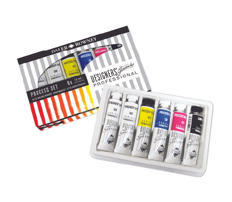 Designer's Gouache Starter Process Set - Daler-Rowney