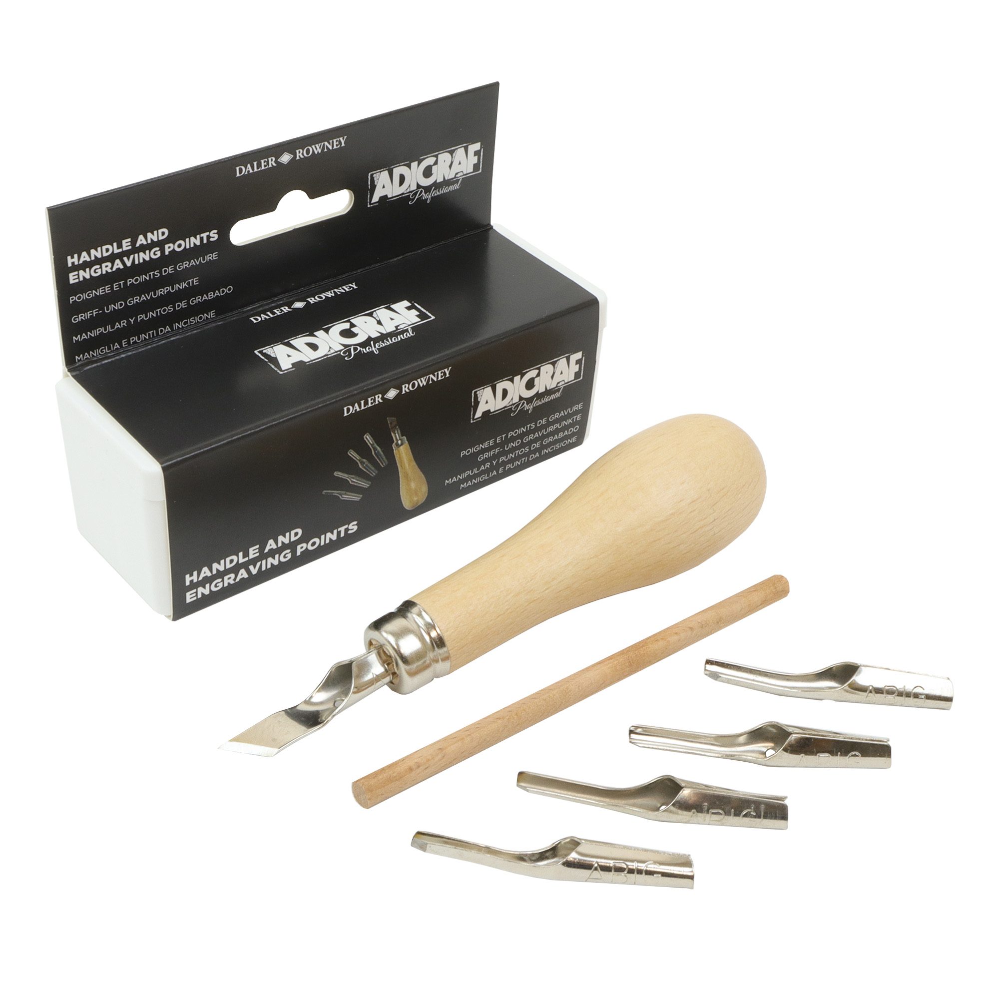 Adigraf Block Printing Professional Lino Cutters with Handle Set ...