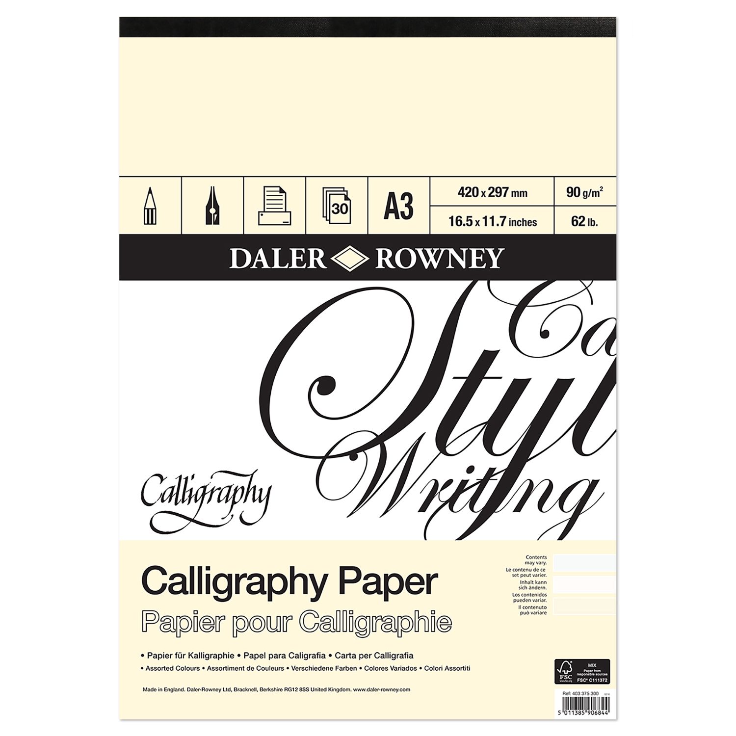 Calligraphy Drawing Paper - Daler-Rowney