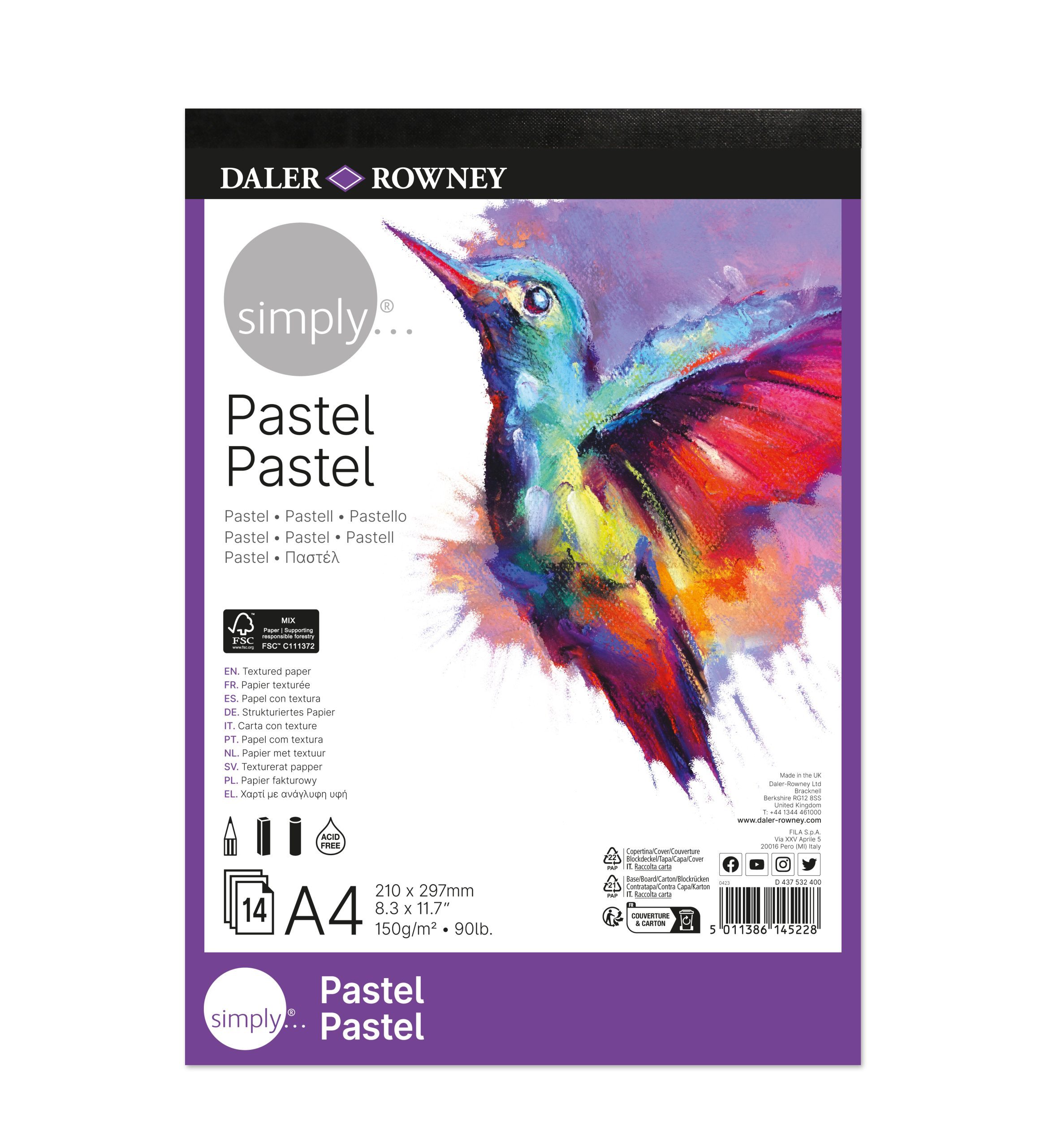 Simply Pastel Paper Pad - Daler-Rowney