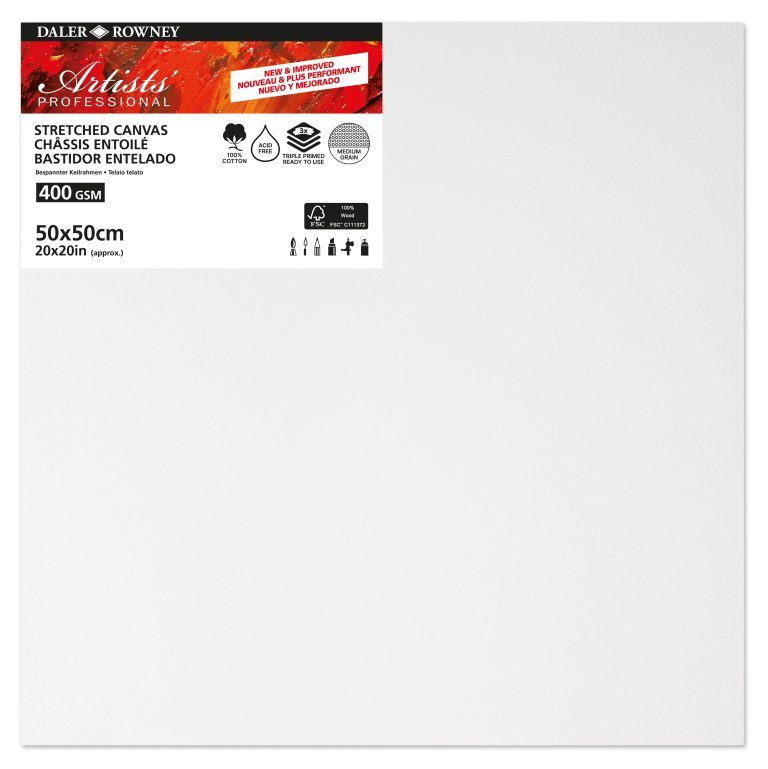 Artists' Stretched Canvas - Daler-Rowney