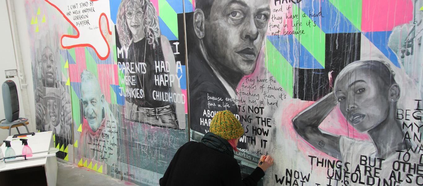 Beyond Addiction Mural x Saatchi Gallery & Child Of - Daler-Rowney