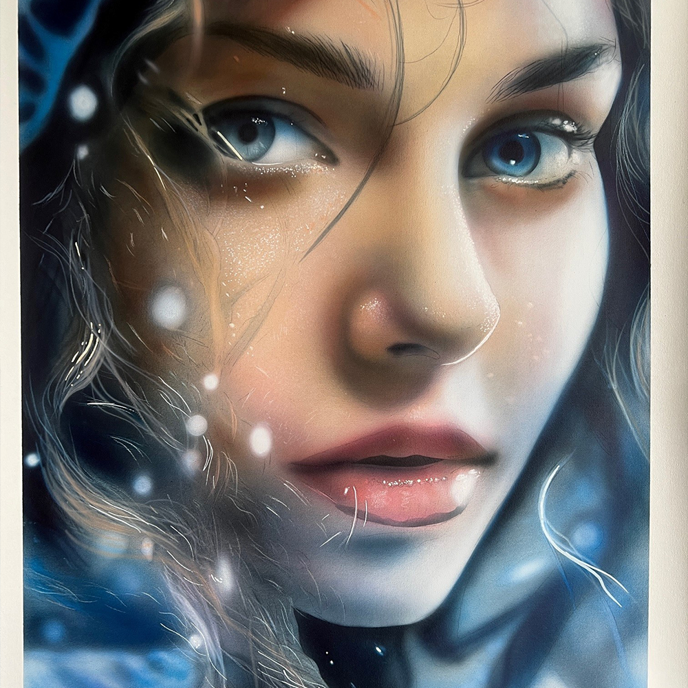 Realistic Portrait Painting using an AirBrush with Dave Pinsker - Daler ...