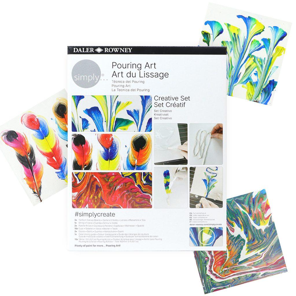 #simplycreate Creative Pouring Art Set - Daler-Rowney